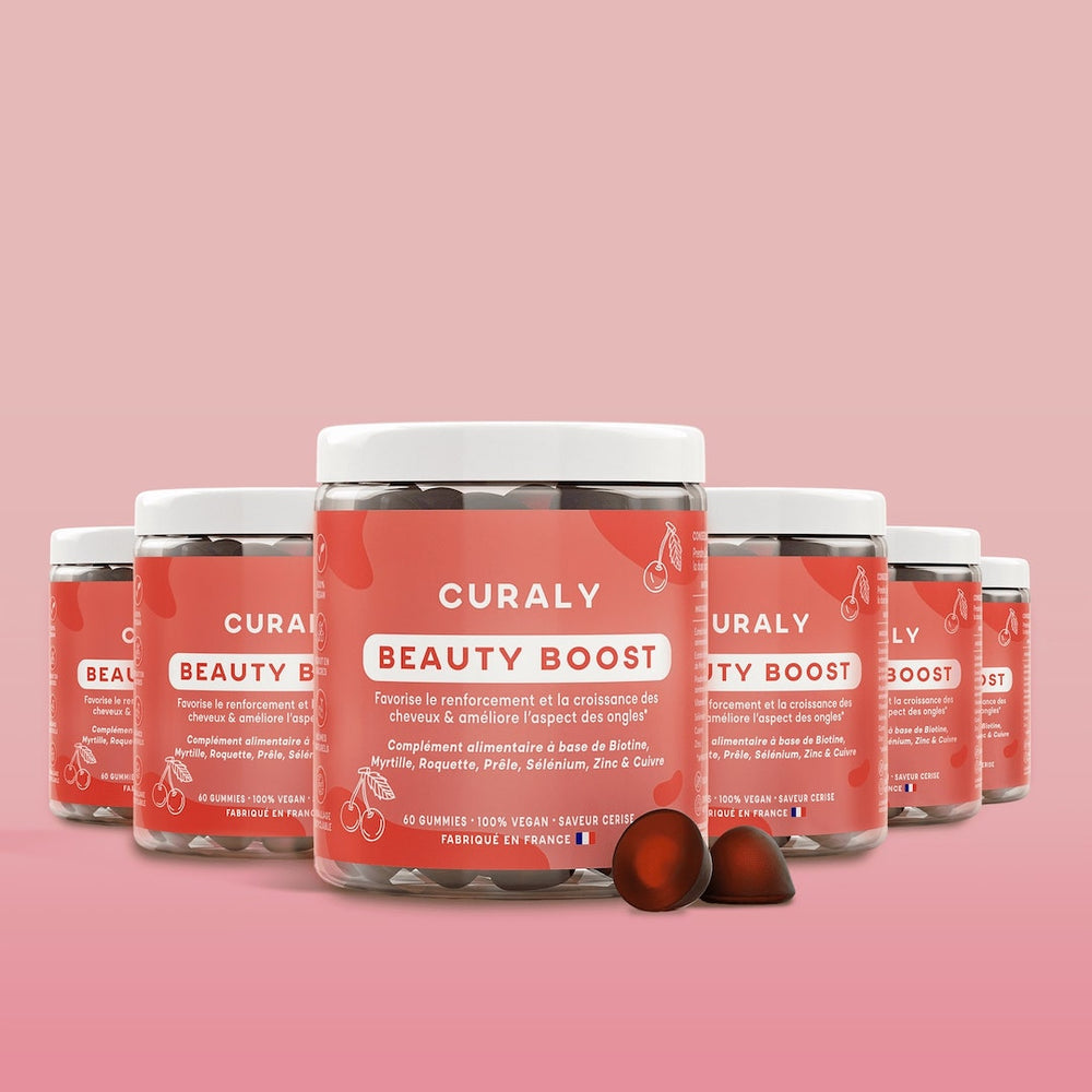 Beauty Boost Gummies Beauté Cheveux Ongles et Peau - Complément ...